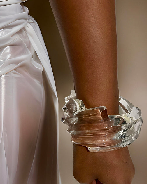 Spiral Liquid Lucite Cuff Bracelet – Nik Spruill