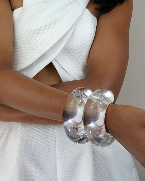 Bubble Lucite Cuff Bracelet – Nik Spruill