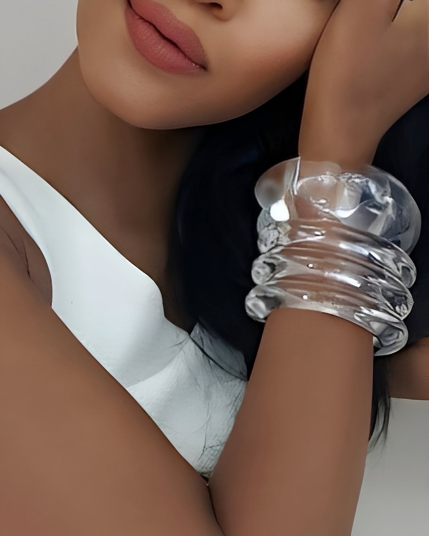 Sculptured Ice I Lucite Jewelry – Nik Spruill